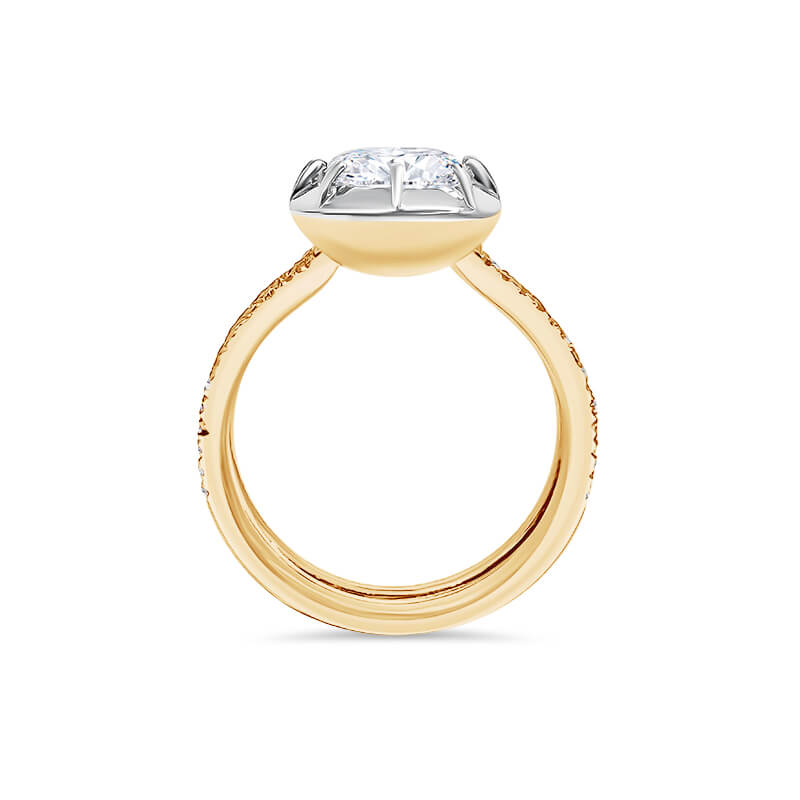 Button Back Ring | Deltora Diamonds AU