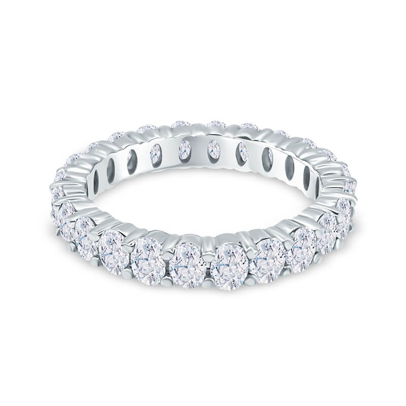 Claw-Set Diamond Wedding Ring | 3x2mm | Deltora Diamonds AU