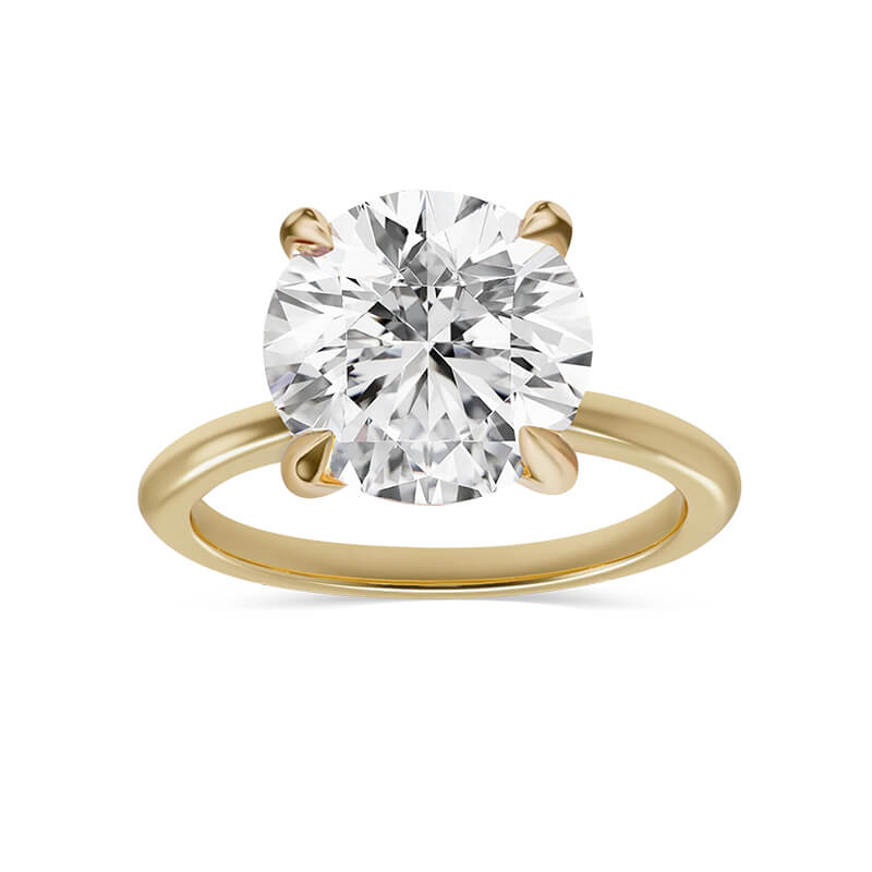 Round Four Claw Engagement Ring | Lab Grown | Deltora Diamonds AU